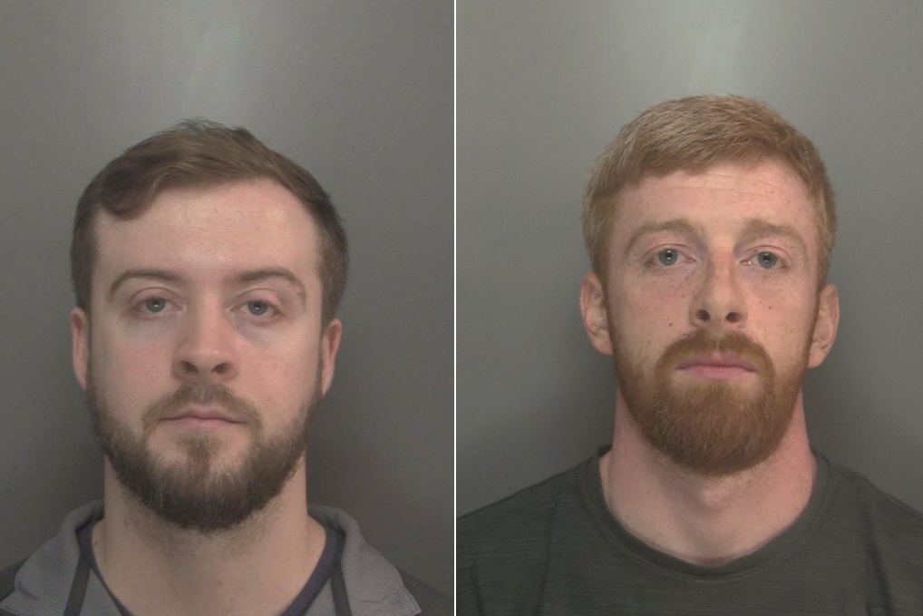 Two men jailed for 11 years after bags of cocaine found inside address ...