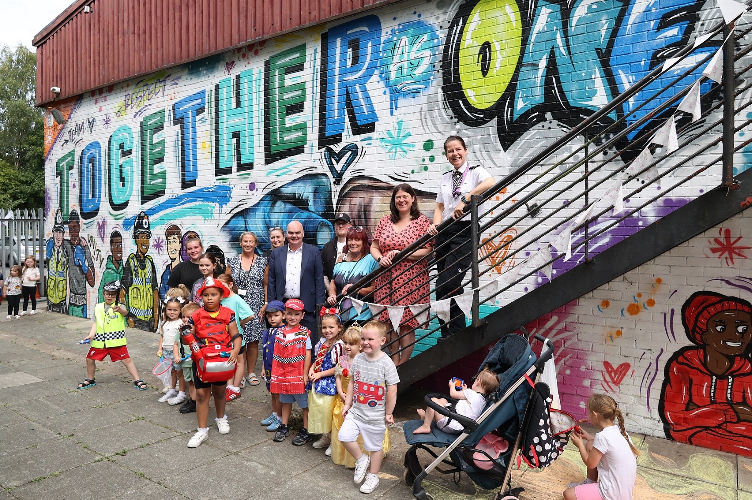 Together As One: New mural unveiled to celebrate community safety and ...